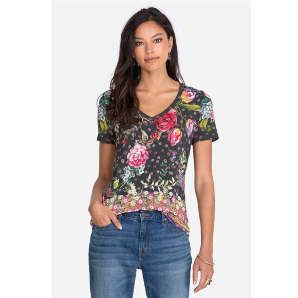 Johnny Was | Tops | Johnny Was Art To Wear Naomi Favorite Bamboo Tee ...